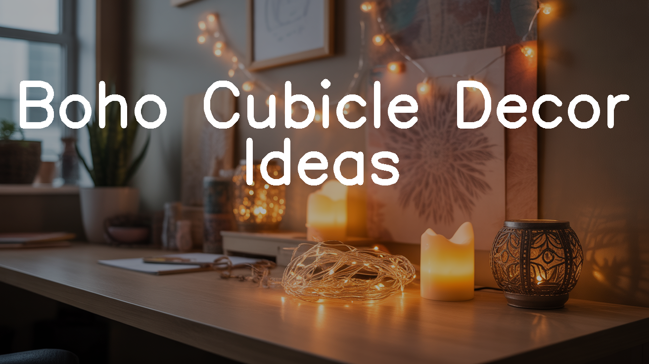 25 Boho Cubicle Decor Ideas to Transform Your Workspace - Cozy Idea Hub