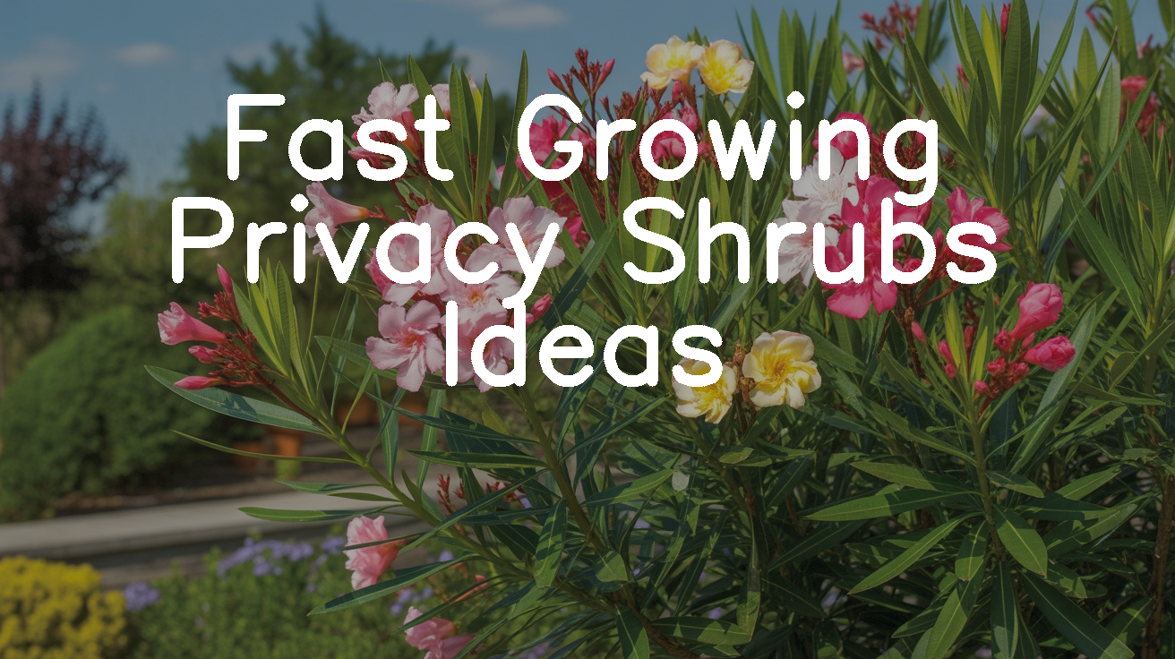 25 Fast Growing Privacy Shrubs Ideas to Transform Your Garden - Cozy ...