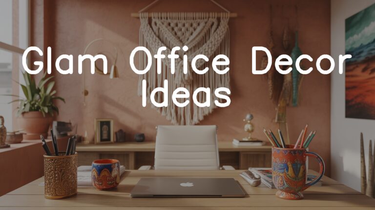 25 Glam Office Decor Ideas to Elevate Your Workspace - Cozy Idea Hub