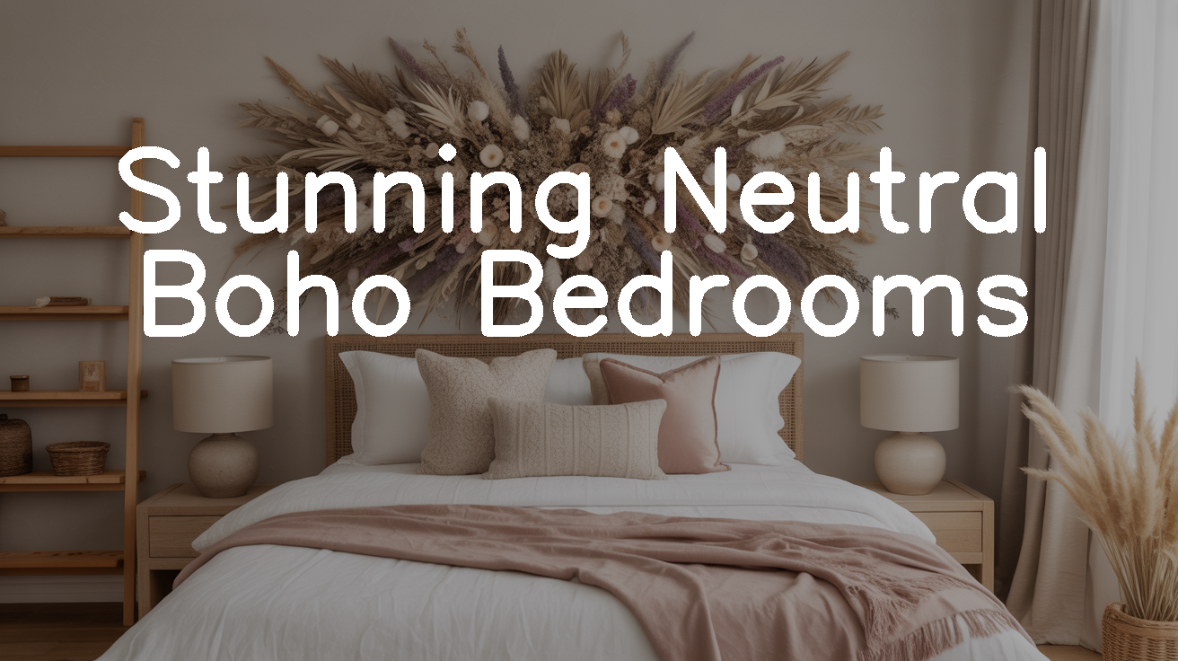25 Gorgeous Neutral Boho Bedrooms to Inspire Your Space - Cozy Idea Hub