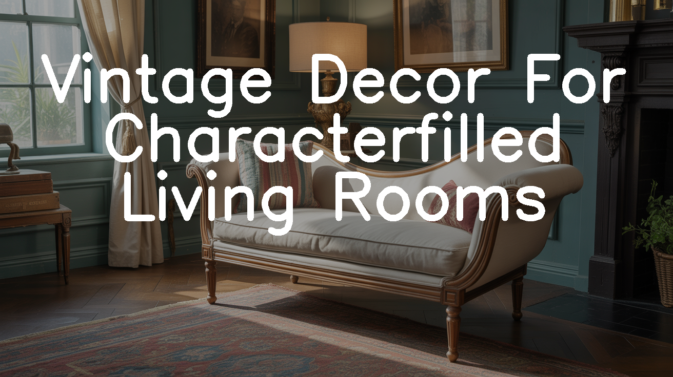 30 Vintage Decor Tips for Character-Filled Living Rooms - Cozy Idea Hub